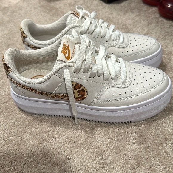 Nike | Shoes | Leopard Print Nike Air Forces | Poshmark
